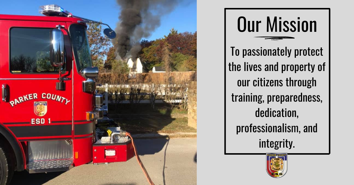 PARKER COUNTY ESD 1 – Serving Parker County, Texas